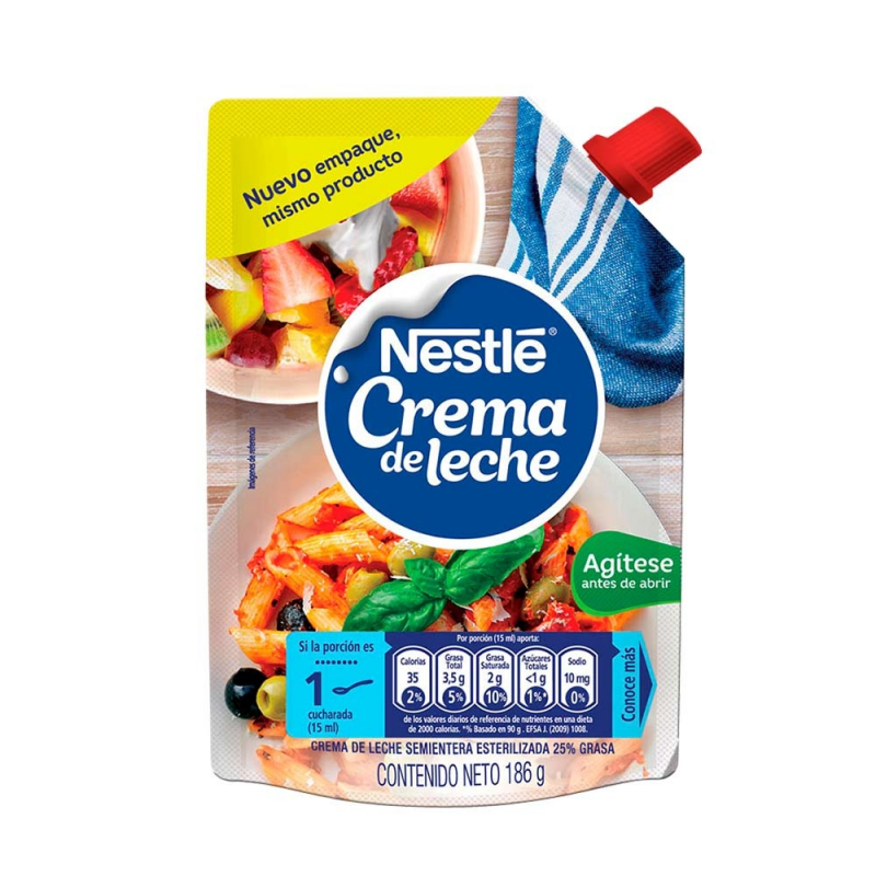 Crema De Leche Nestle X186Gr